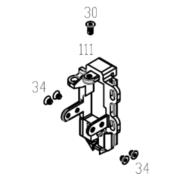WE SCAR L V3 stock plate with screw