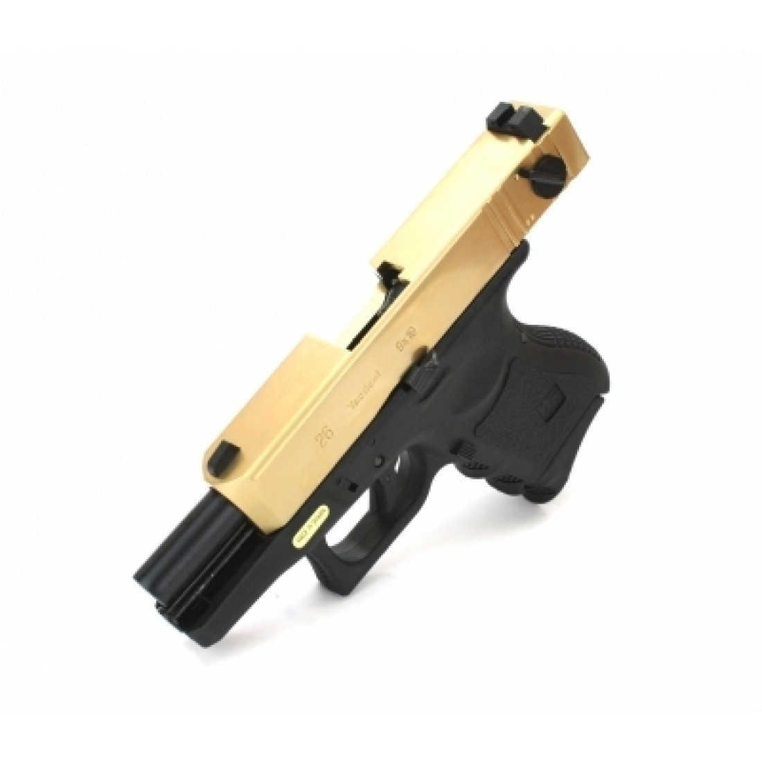 WE G26 GEN3 Gold version - G26 - WE G Series (Glock) - WE Pistols (GBBP ...