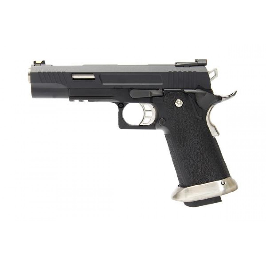 WE Tech Hi-Capa Force T-Rex 5.1 GBB Pistol Black (No Marking) - WE Hi ...
