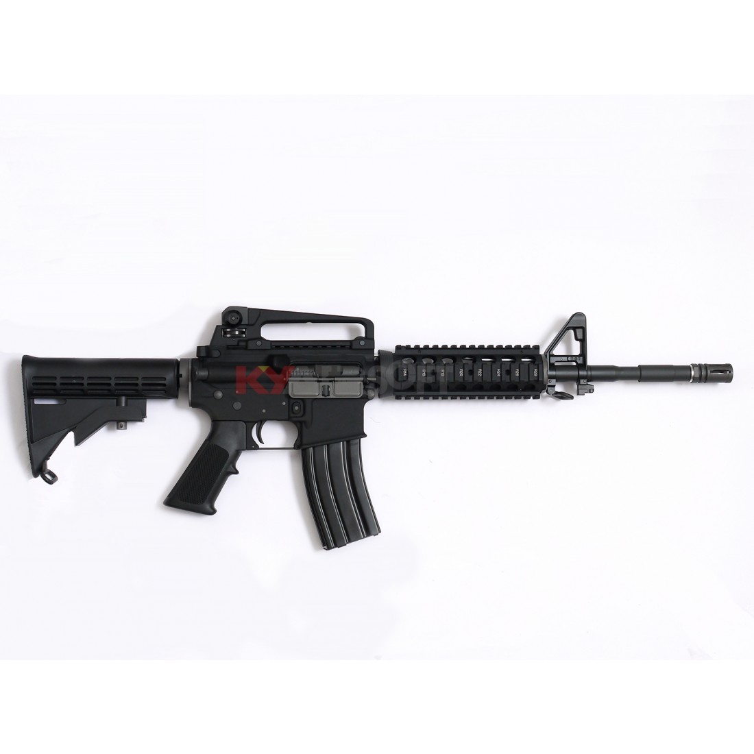 WE M4 RIS GBB Rifle BK (L119A1 marking) - KY Custom CNC GBBP / GBBR Full marking