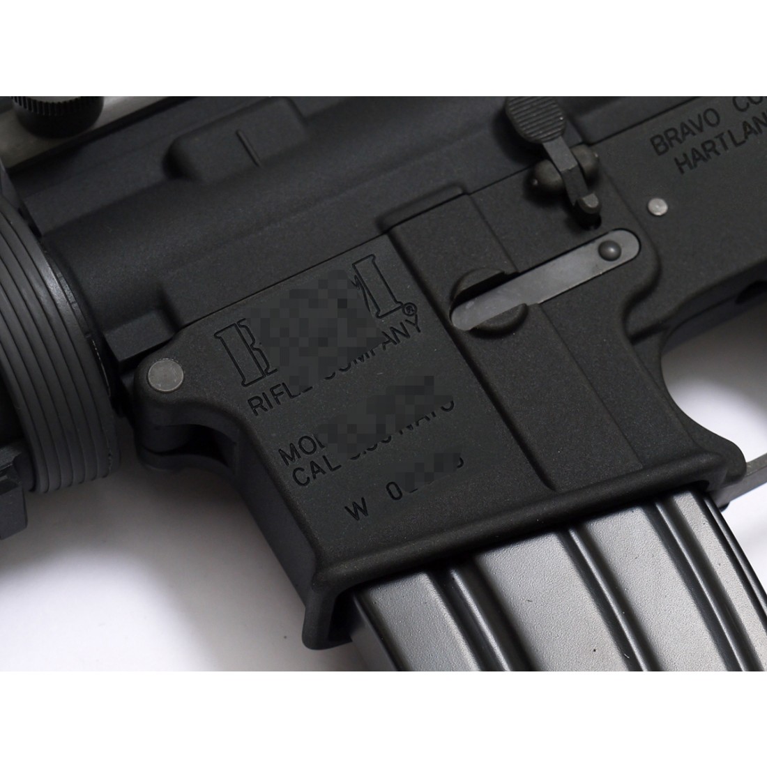 WE M4 RIS GBB Rifle BK (BCM marking) - KY Custom CNC GBBP / GBBR Full marking