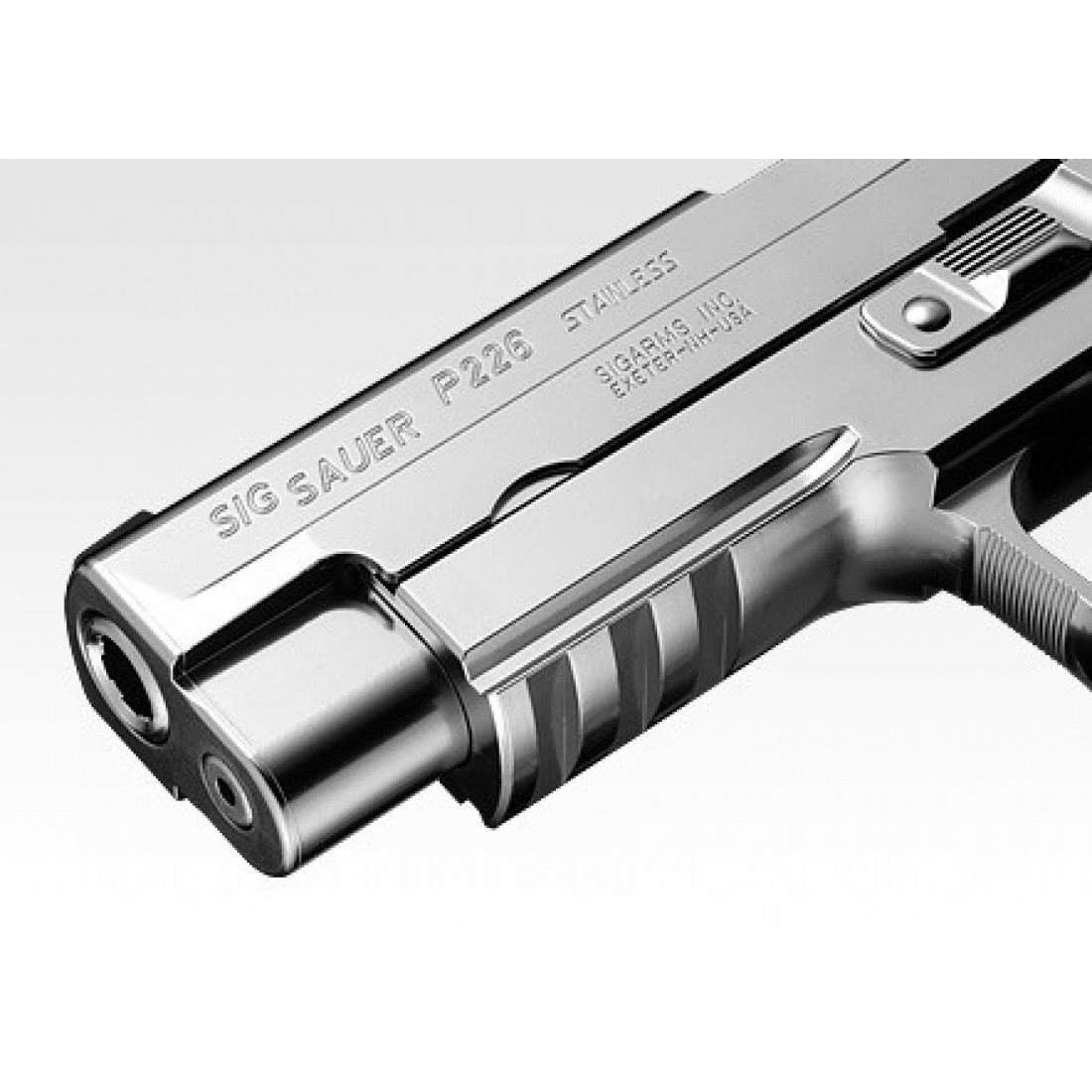 Tokyo Marui P226R Chrome Stainless GBB Pistol - SIG SAUER Series ...