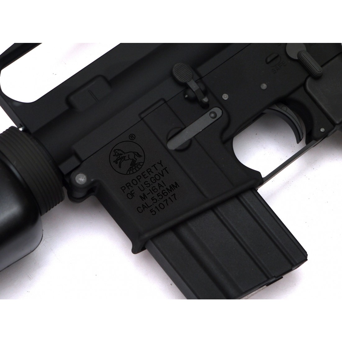 KY Custom WE M16A1 GBBR Black (Horse Marking) - Guns