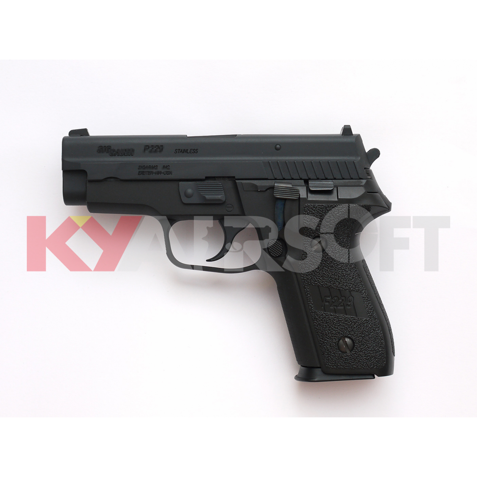 WE F229 GBB Pistol BK (No rail)(Full marking) - WE F Series (MK 25 ...