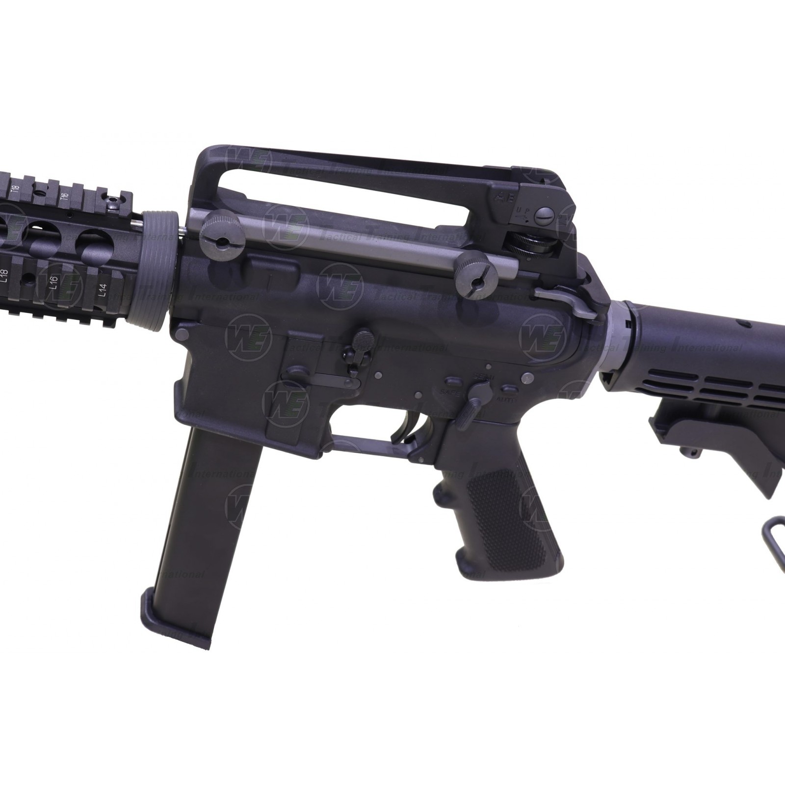 WE M4 RIS PCC GBB BK - WE Rifles (GBBR) - Guns