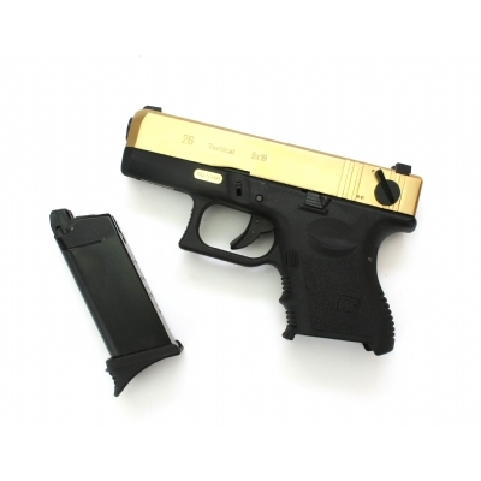 WE G26 GEN3 Gold version - G26 - WE G Series (Glock) - WE Pistols (GBBP ...