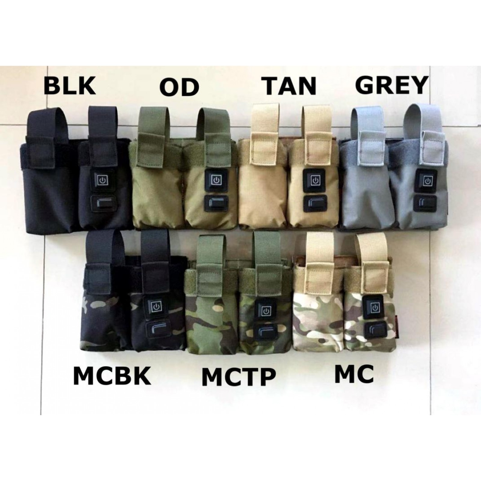 SOETAC AR double magazine pre-heat pouch (Black - CONDURA 500D) - SMG8 ...