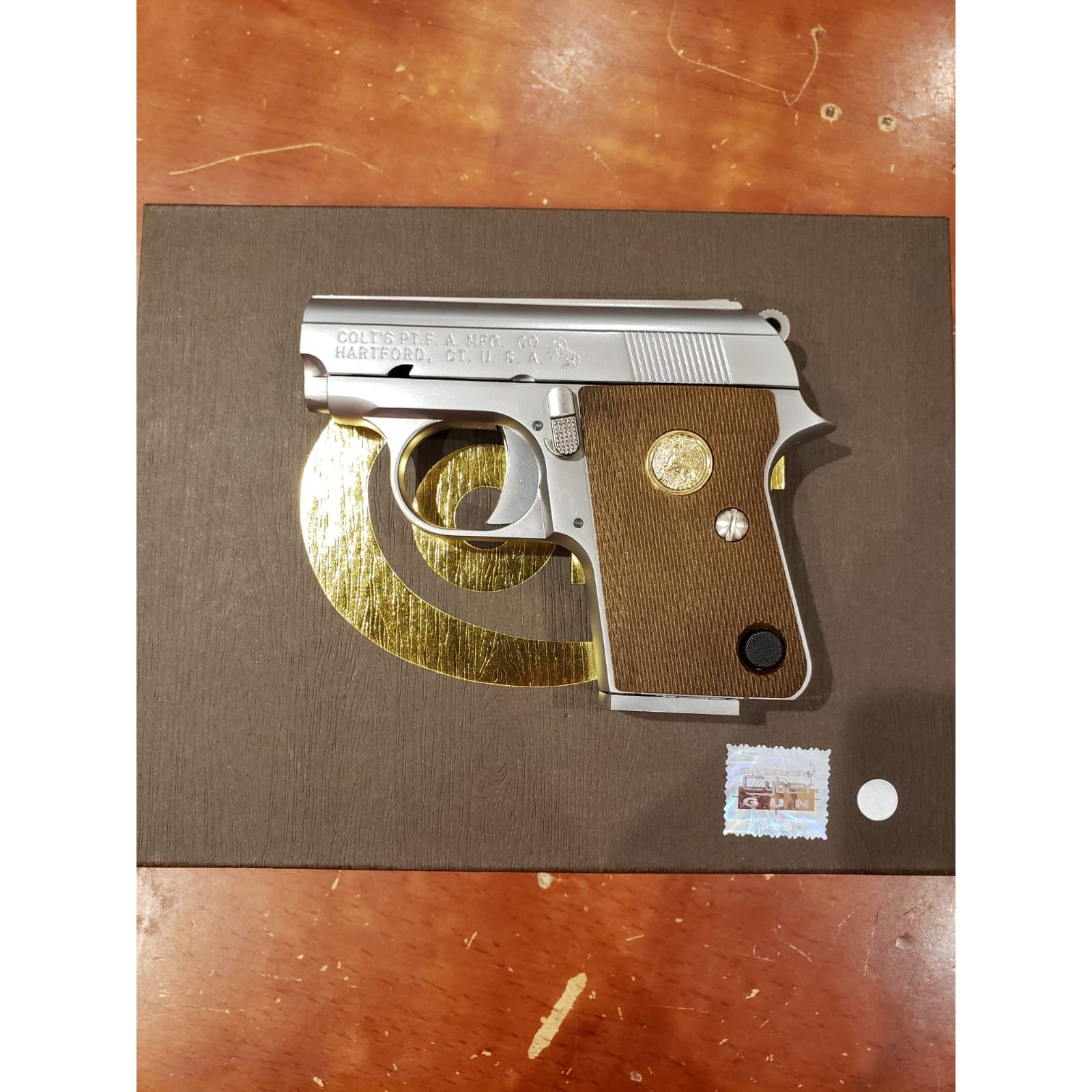 Cybergun licensed Colt .25 GBB Pistol with Marking (Silver) - WE CT25 ...