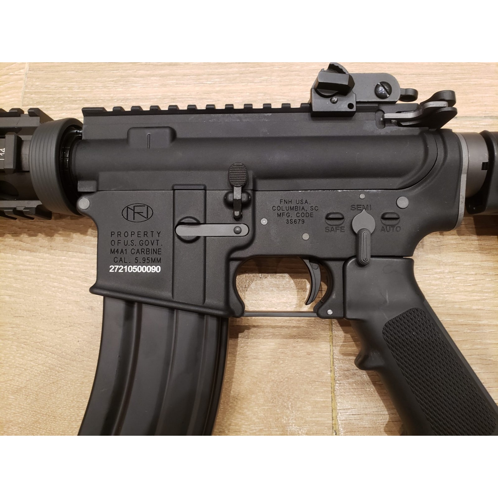 Cyber Gun FN M4 RIS GBB BK - Cybergun - FN - Cybergun - Guns