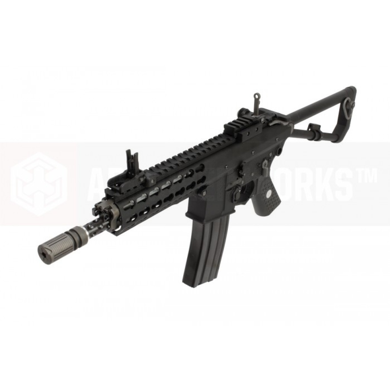 EMG / KNIGHTS ARMAMENT AIRSOFT PDW M2 COMPACT GAS BLOWBACK RIFLE (BLACK)