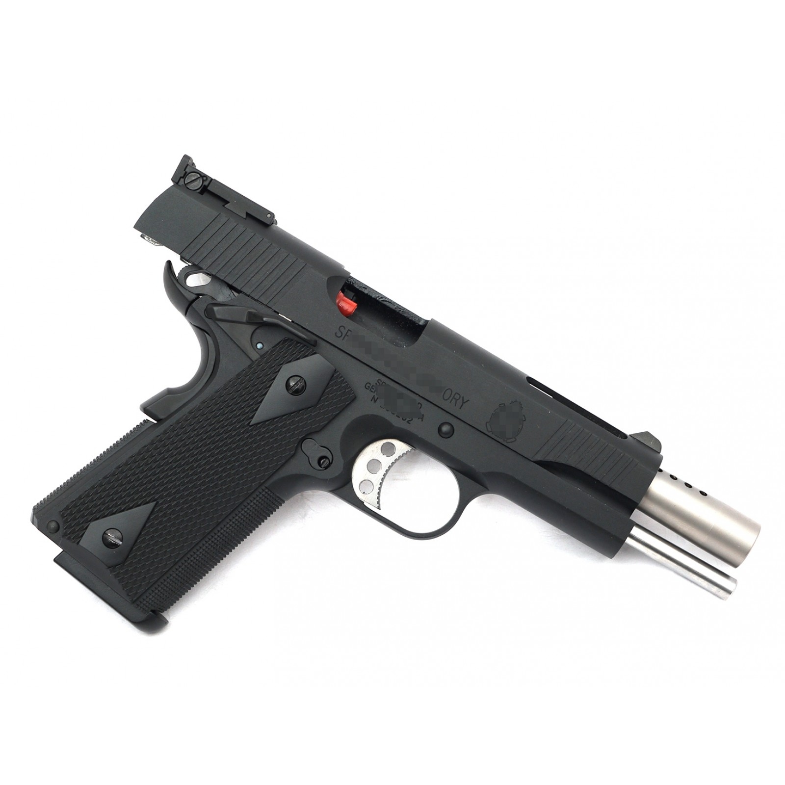 AW custom NE1202 BK GBB Pistol (V12 CNC custom marking) - CNC marking ...