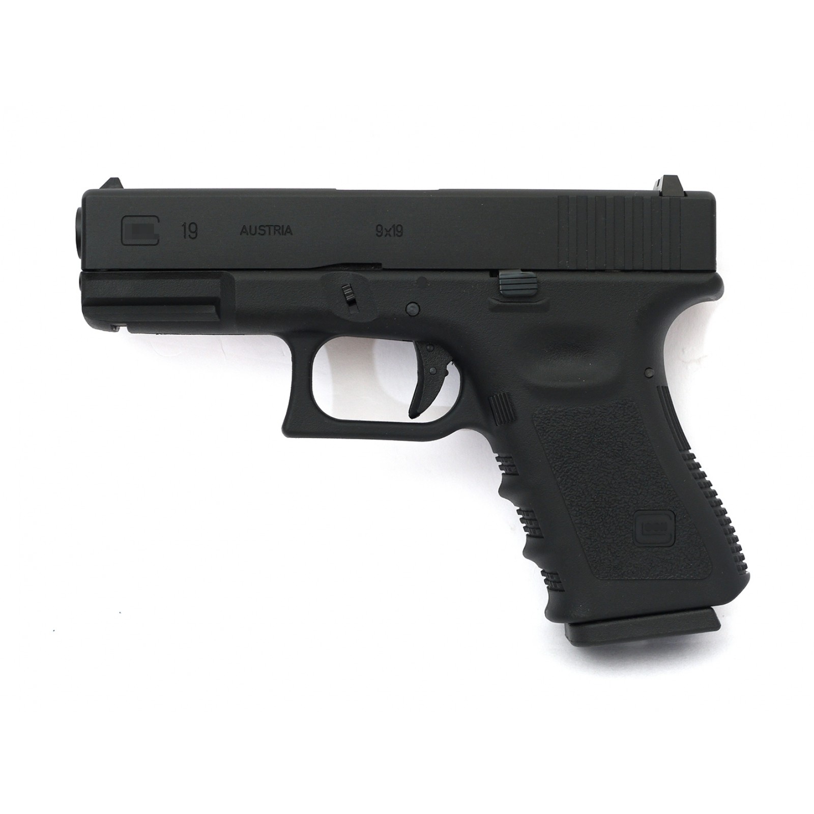 KY custom WE G19 Gen3 GBB Pistol BK (Full Marking) - G19 - WE G Series ...