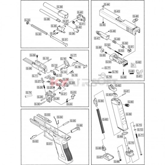 G #G-43 GBBP G-Series Slide