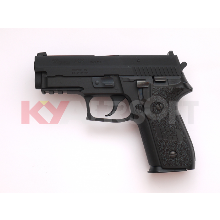 WE F229 Railed GBB Pistol BK (Full marking)